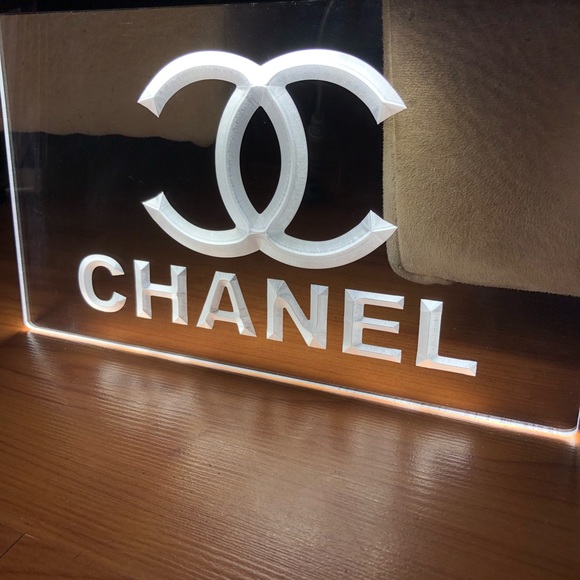 Other | Chanel Led Neon Light Sign 8x12 | Poshmark